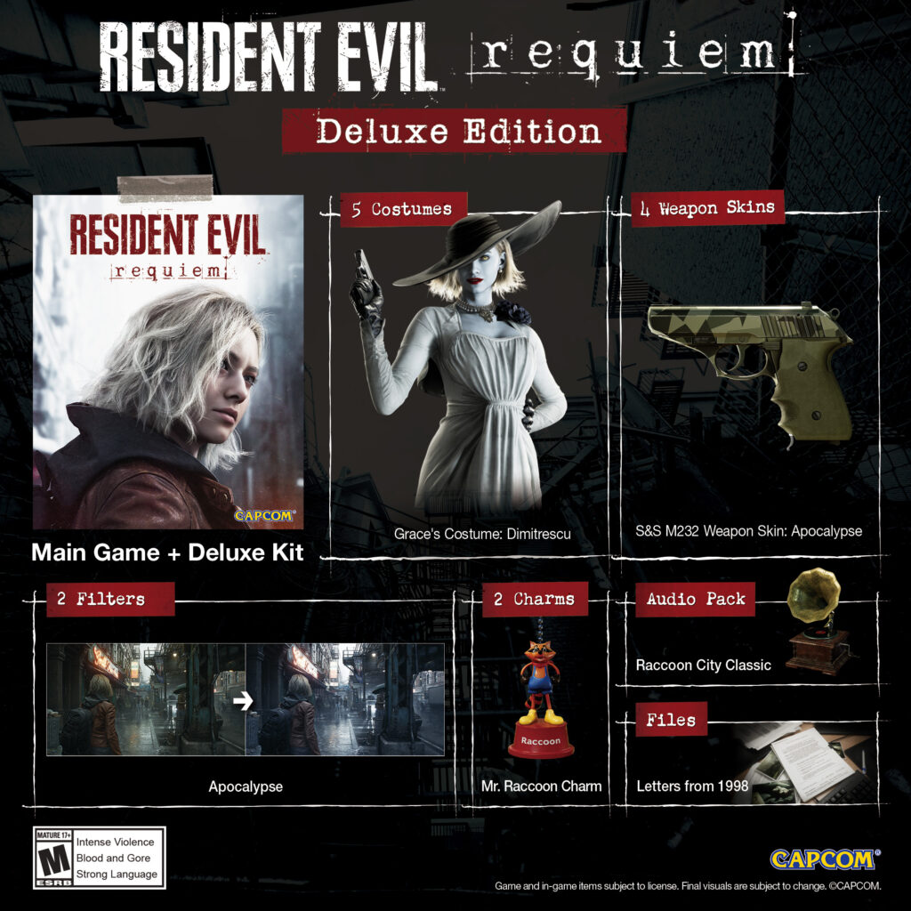 Resident Evil Requiem Deluxe Edition - What's Included — Rectify Gaming