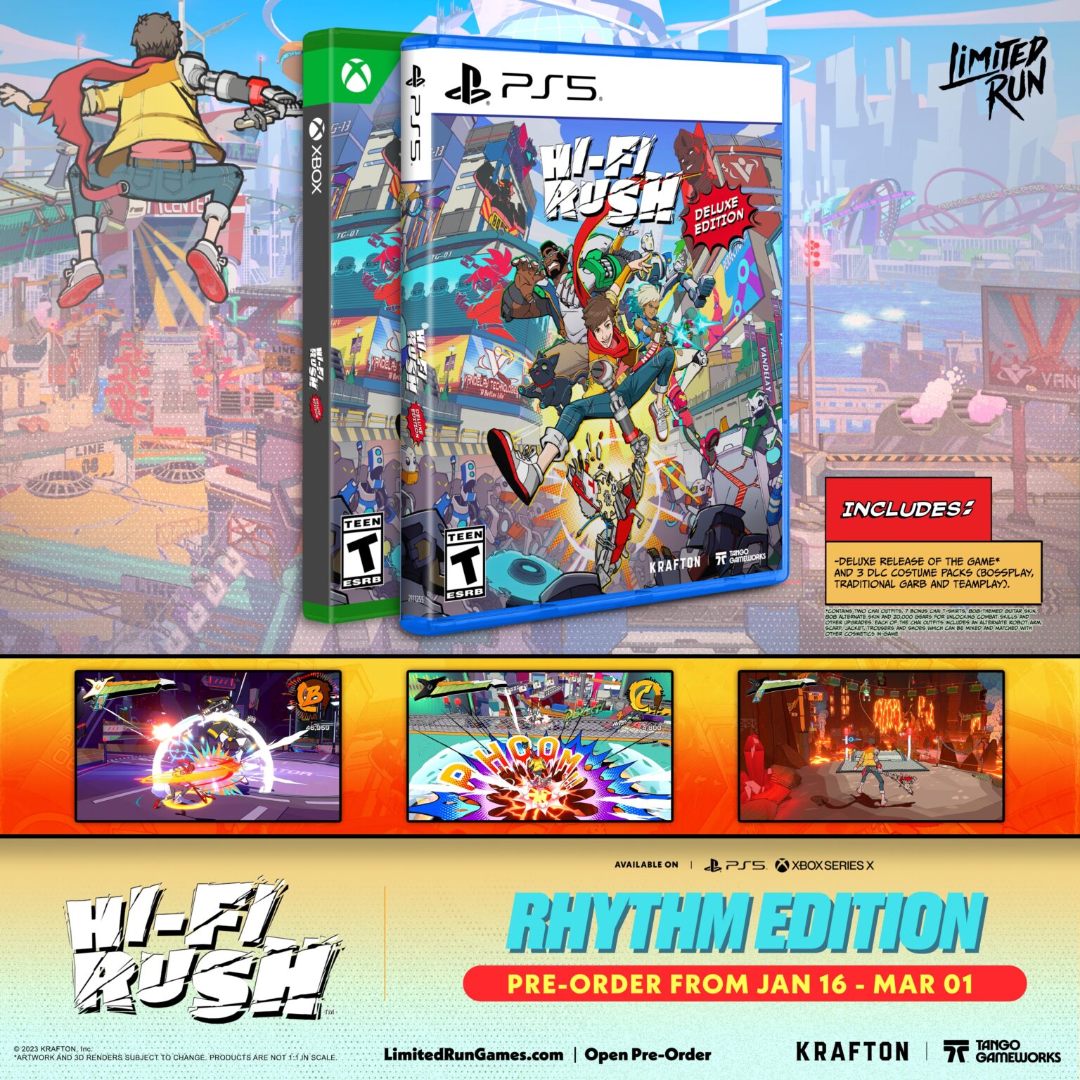 Hi-Fi Rush Physical Editions Announced For Xbox and PlayStation 5 ...