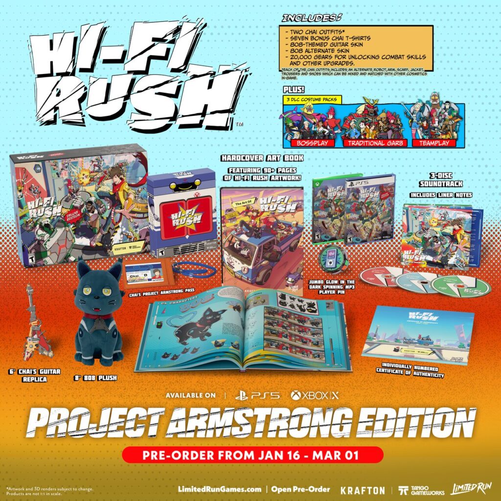Hi-Fi Rush Physical Editions Announced For Xbox and PlayStation 5 ...