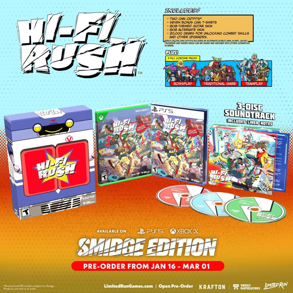 Hi-Fi Rush Physical Editions Announced For Xbox and PlayStation 5 ...