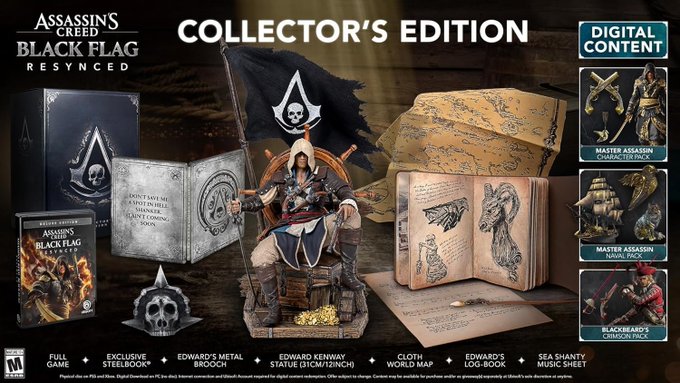 Assassin's Creed Black Flag Resynced Collector's Edition Revealed ...